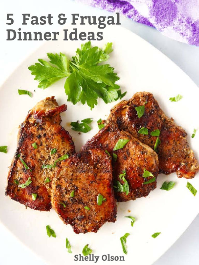 5 Fast and Frugal Dinner Recipes Final | PDF | Teaspoon | Pasta