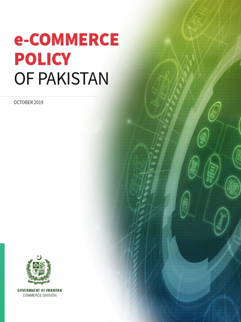 Pakistan's First e-Commerce Policy | PDF | E Commerce | Economic Growth