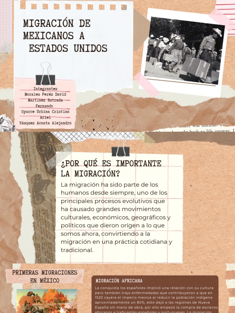 Migración de Mexicanos A Estados Unidos | Descargar gratis PDF | México ...