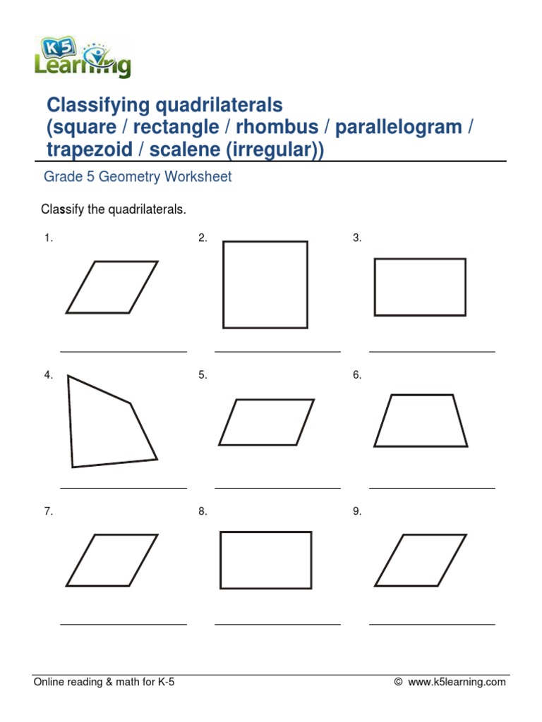 grade-5-geometry-classifying-quadrilaterals | PDF