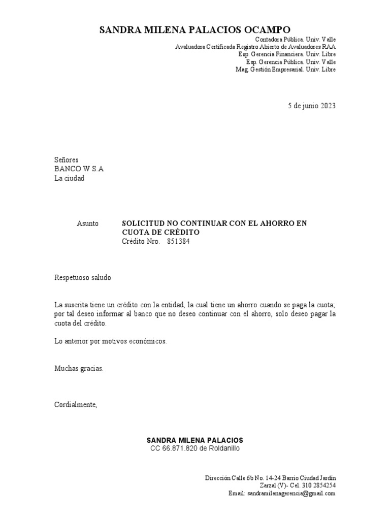 Oficio Banco Bbva | PDF