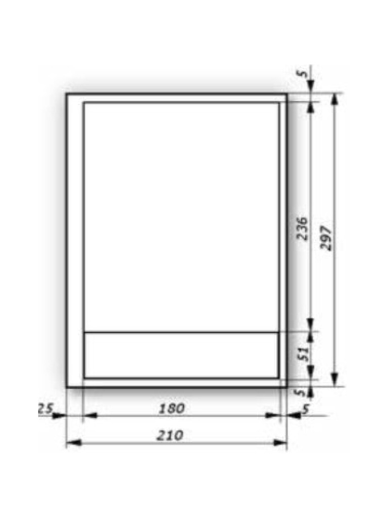 DIMENSIONES DE CAJETINES | PDF