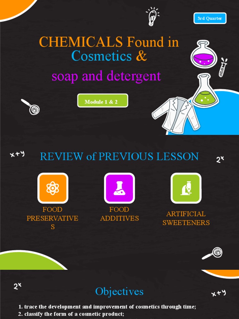 ConChem Q3 Cosmetics | PDF | Cosmetics | Perfume
