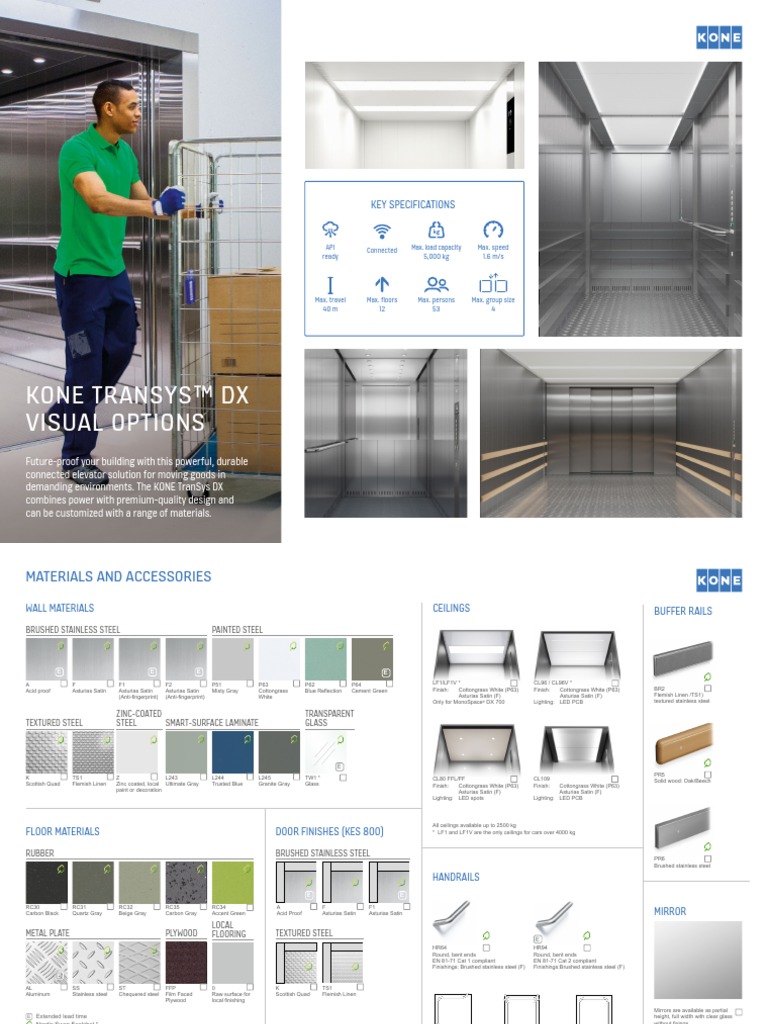 KONE TranSys DX Visual Options-Factsheet Soisof 222-WEB tcm59-86413 ...