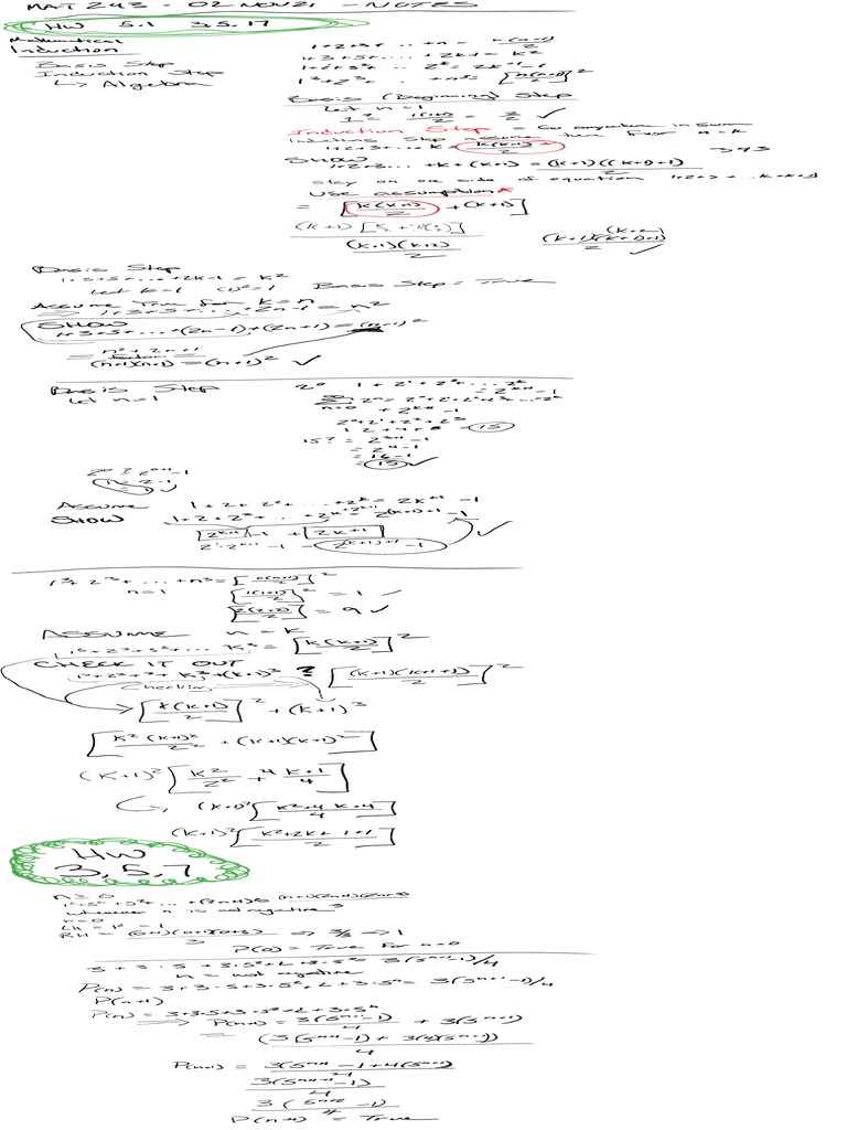 Mat 243 - 02nov21 Notes | PDF