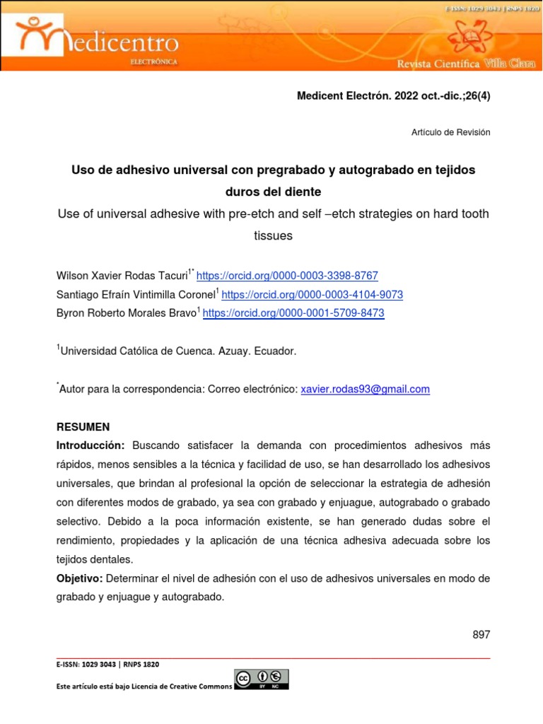 Adhesivo Universal Pdf Ciencias Fisicas Química