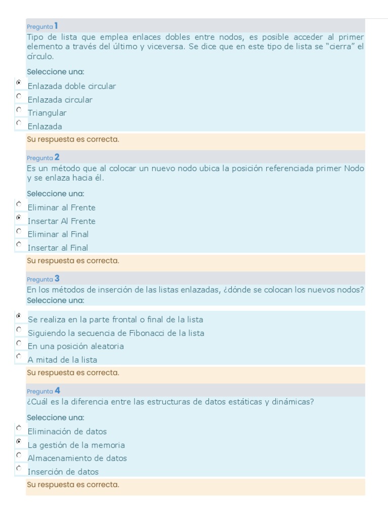 Algoritmo Y Estructura De Datos Examen Parcial 3 Pdf