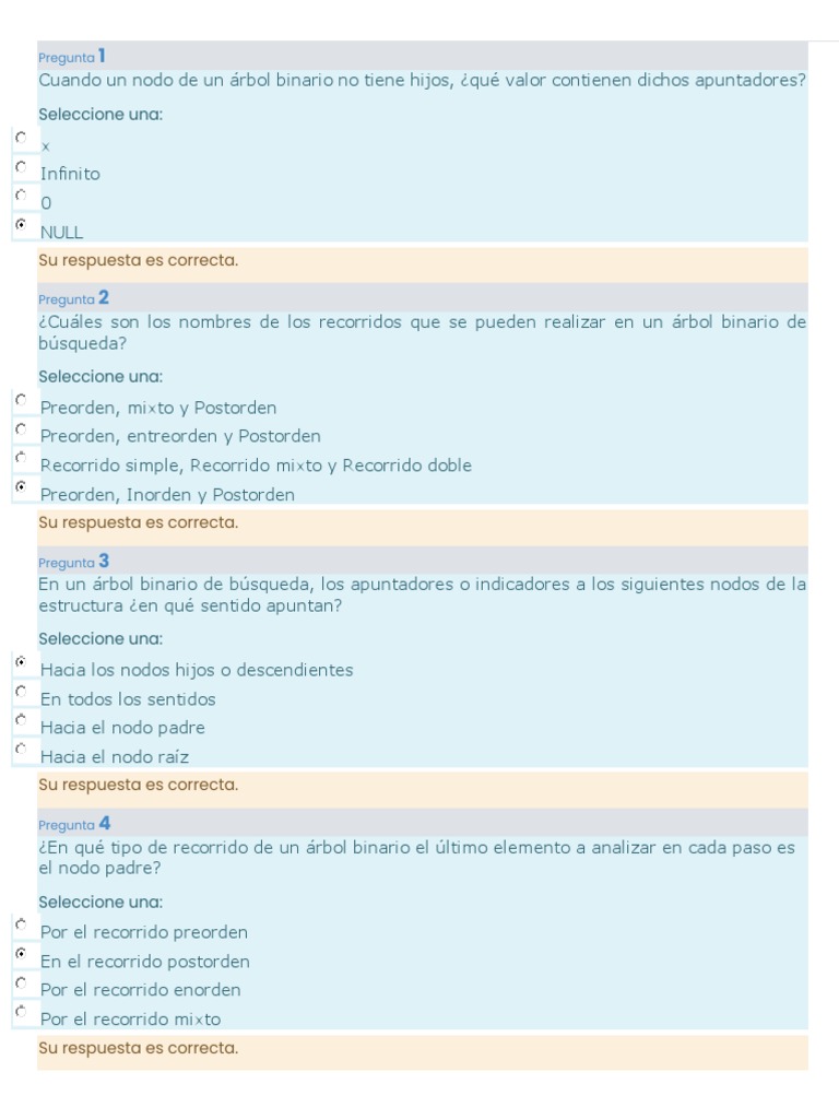 Examen Parcial Semana6 Algoritmos Y Estructura De Datos Pdf Datos De Computadora