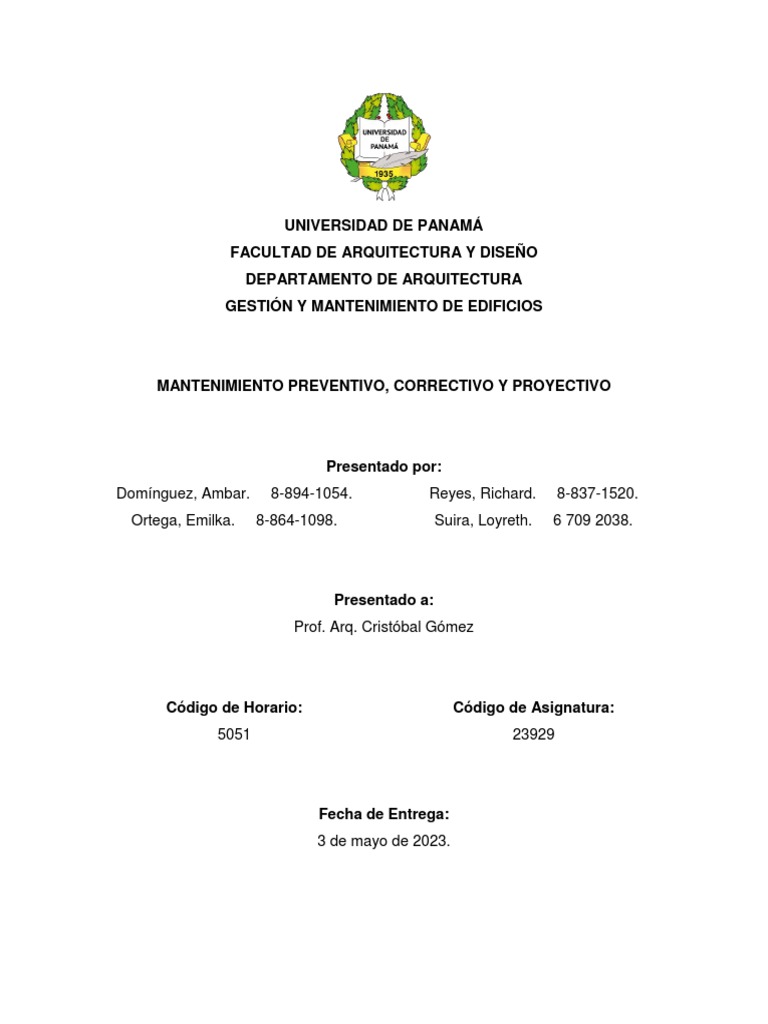 Mantenimiento de Edificios | PDF | Software