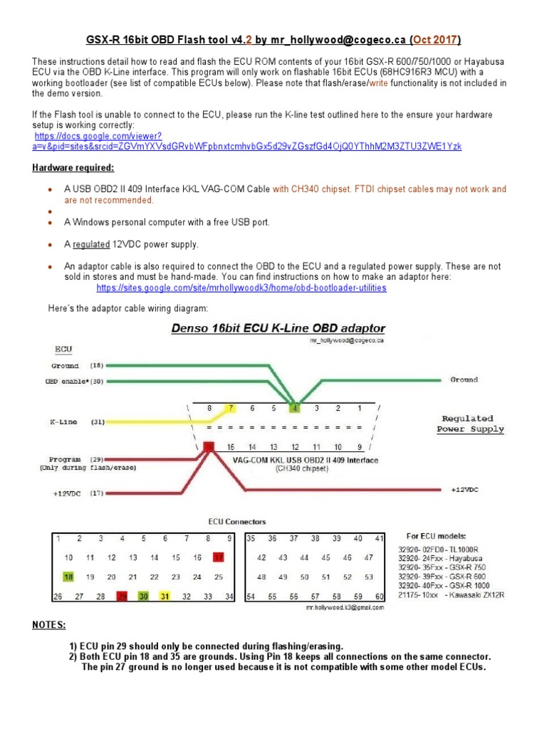 GSXR 16bit OBD Flash Tool v4.2 | PDF | Flash Memory | Computer File