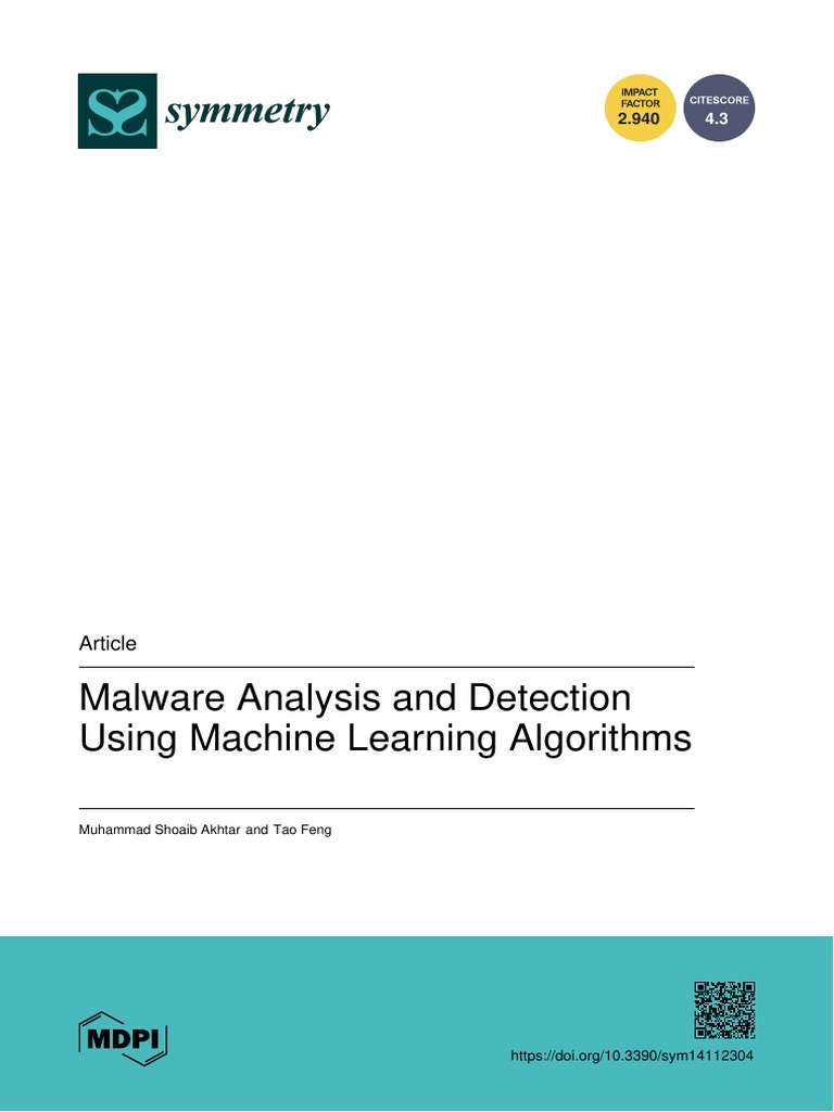 symmetry-14-02304-with-cover | PDF | Malware | Security