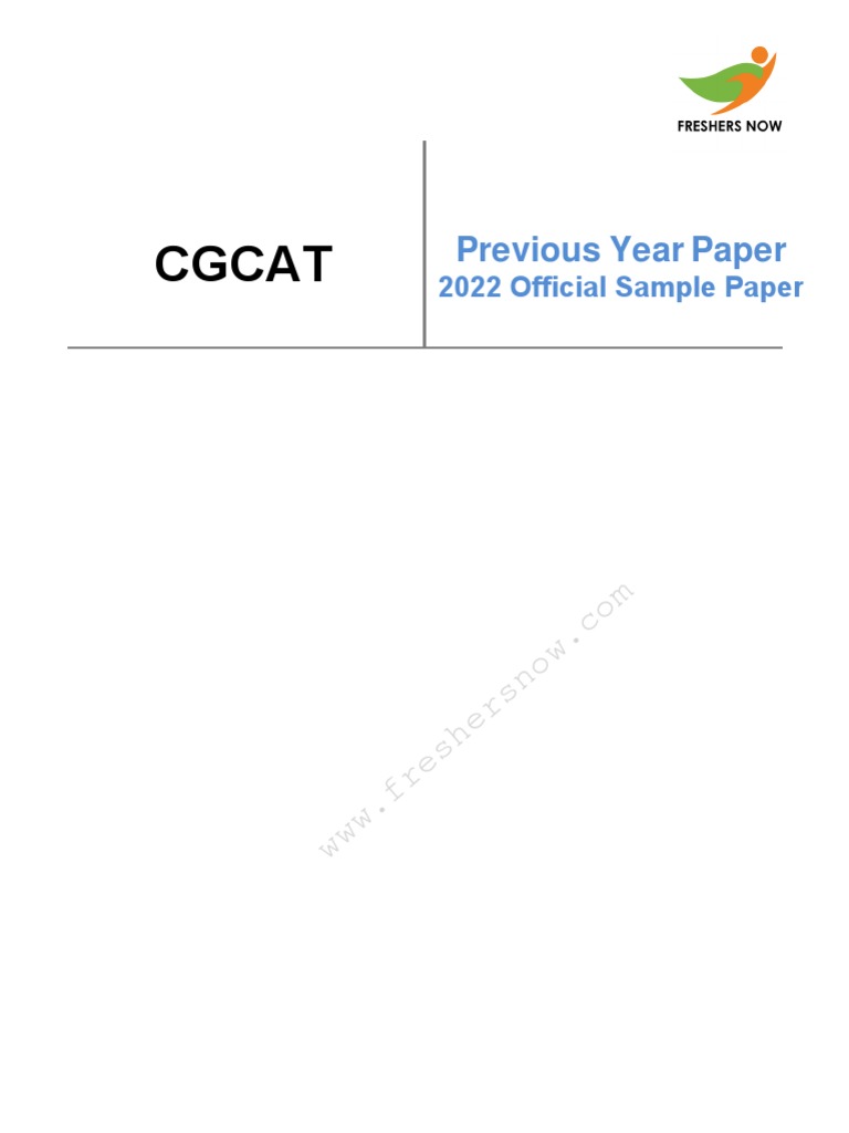ICG Assistant Commandant CGCAT 2022 Official Model Paper | PDF | Speed ...