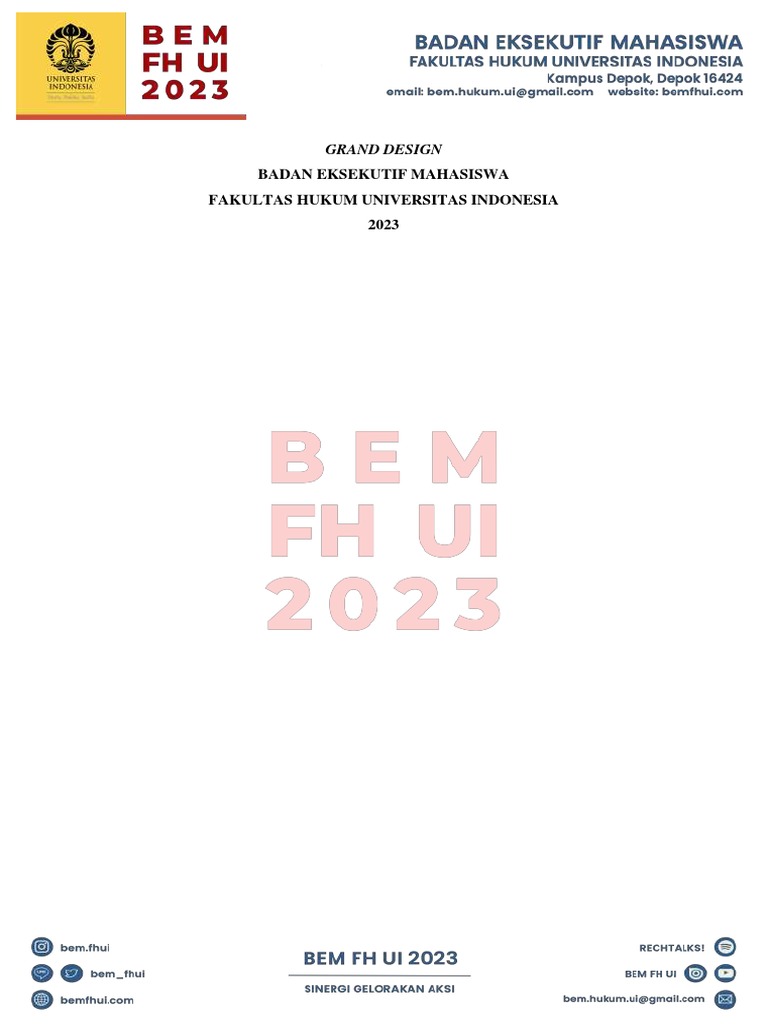 Grand Design BEM FH UI 2023 | PDF Grand Design BEM FH UI 2023 | PDF