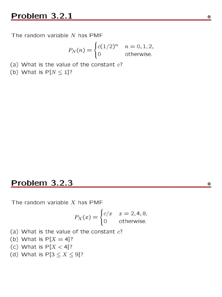 Nutc - 111-2 - Probability and Statistics - HW3 - Prob | PDF