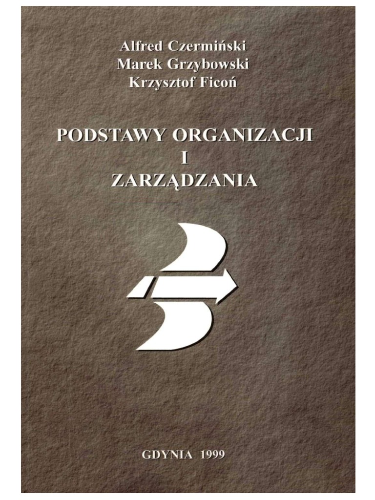 Podstawy Organizacji i Zarzadzania | PDF