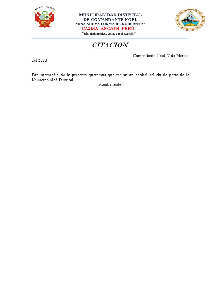 Carta N°001-2023-Pozo-Cesar Augusto | PDF