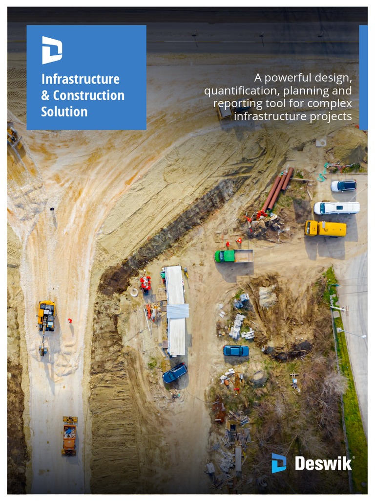 Deswik Infrastructure Construction Brochure | PDF | Interoperability | Product Lifecycle