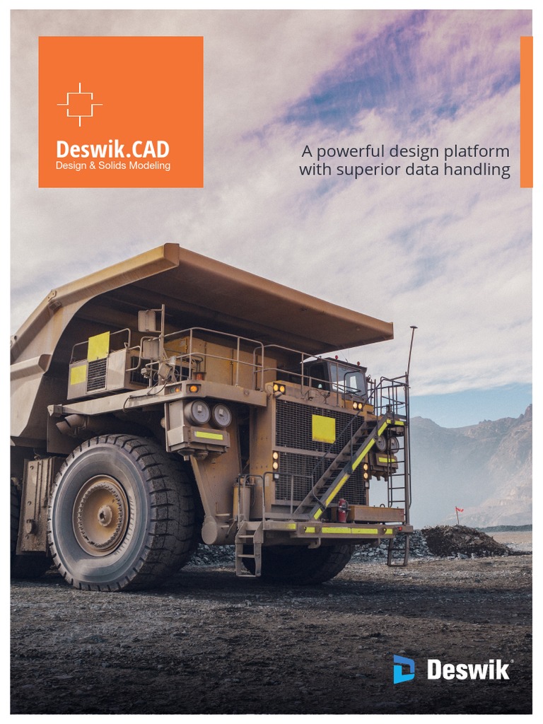 Deswik CAD-Brochure | PDF | Computers