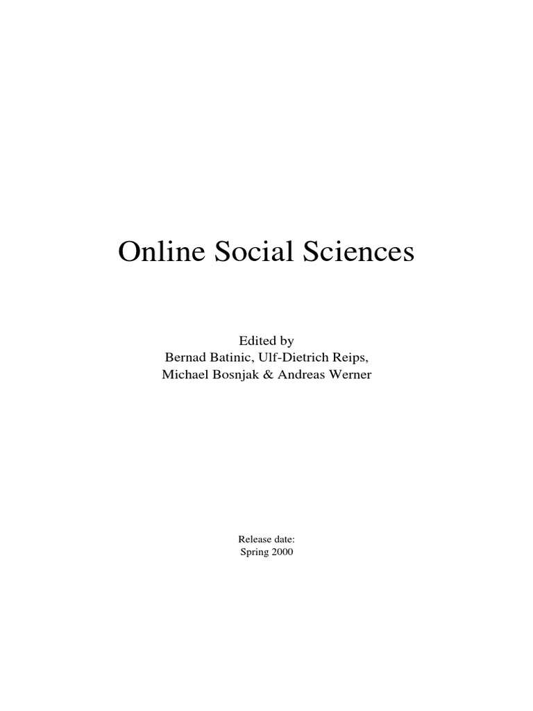 The Web Questionnaire Challenge To Survey Methodol | PDF | Survey ... The Web Questionnaire Challenge To Survey Methodol | PDF | Survey ...
