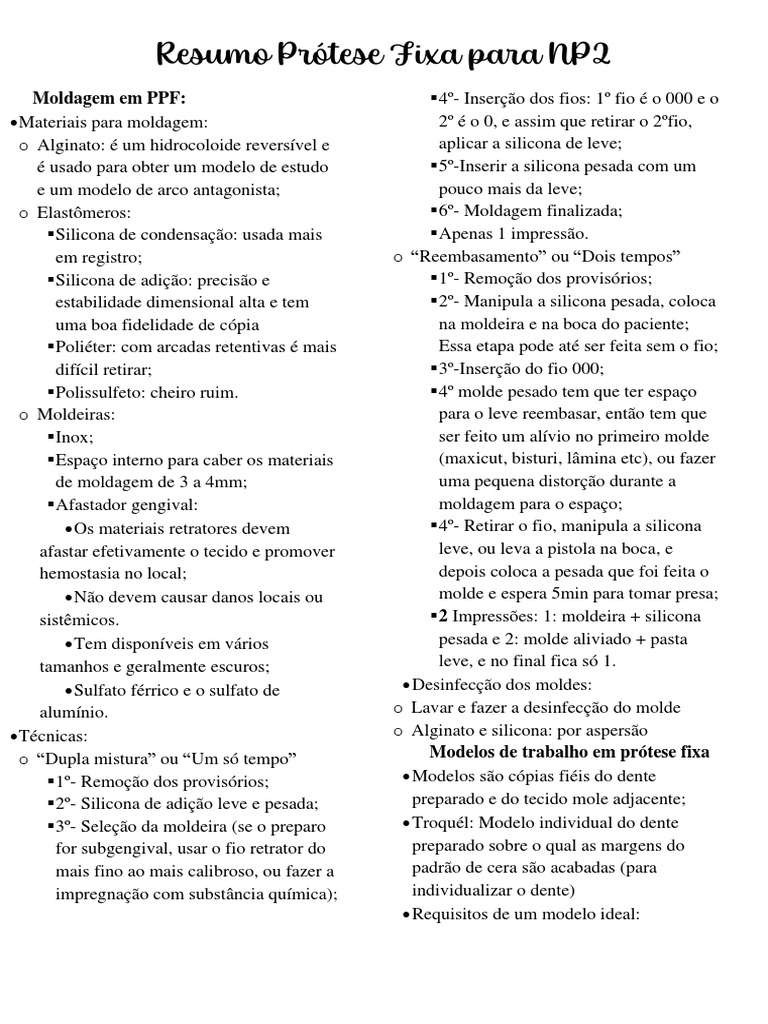 Resumo PPF NP2 | PDF