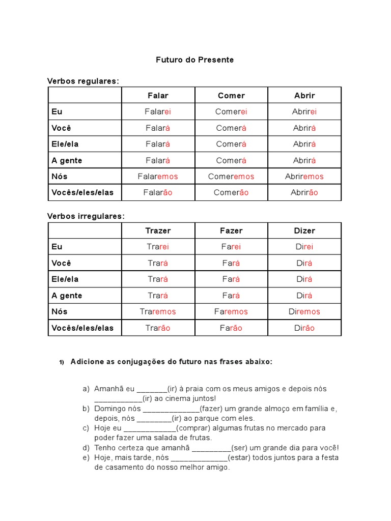 Futuro Do Presente | PDF