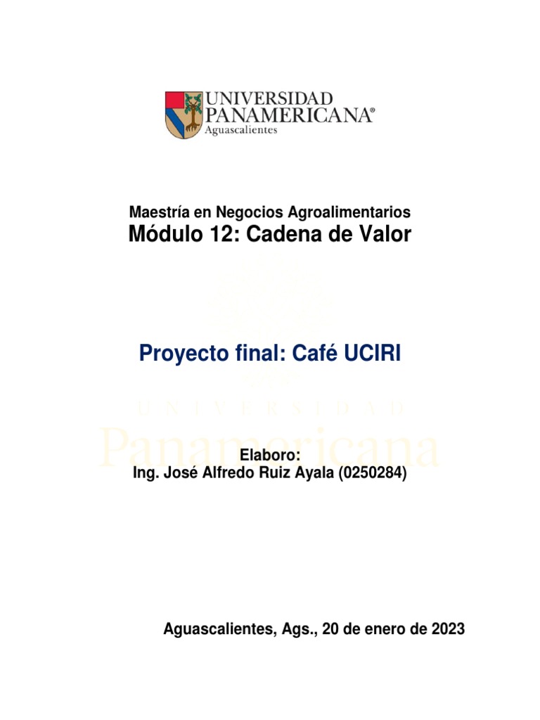 Café UCIRI: Valor y Comercio Justo | PDF | café | Marketing