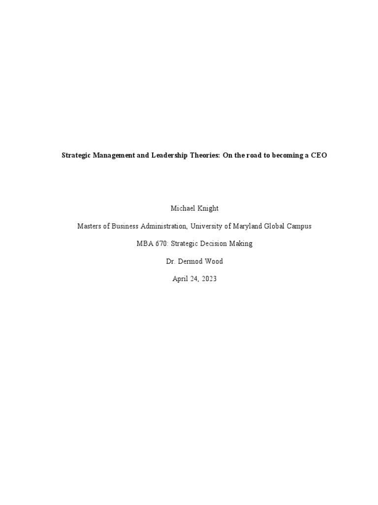 Leading Through Change | PDF | Leadership | Strategic Planning