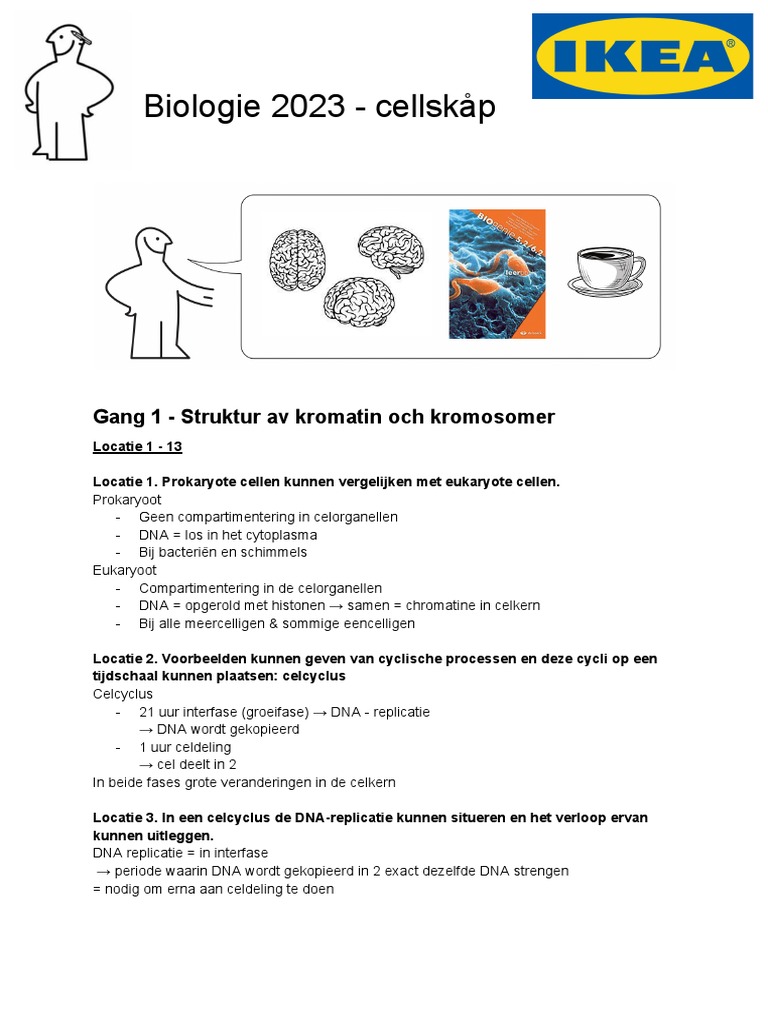Samenvatting - Biologie 2023 | PDF
