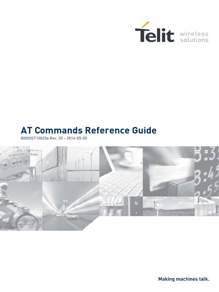 Telit at Commands Reference Guide r20 | PDF | Telecommunications Equipment | Computer Networking