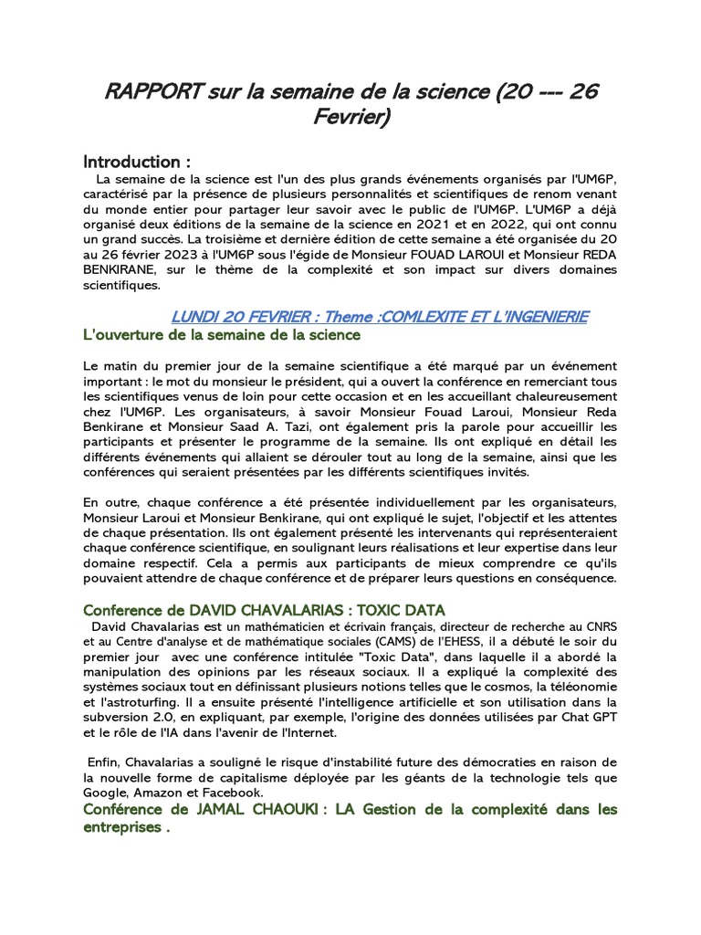 Rapport Francais | PDF | Intelligence artificielle | Intelligence (IA) et sémantique