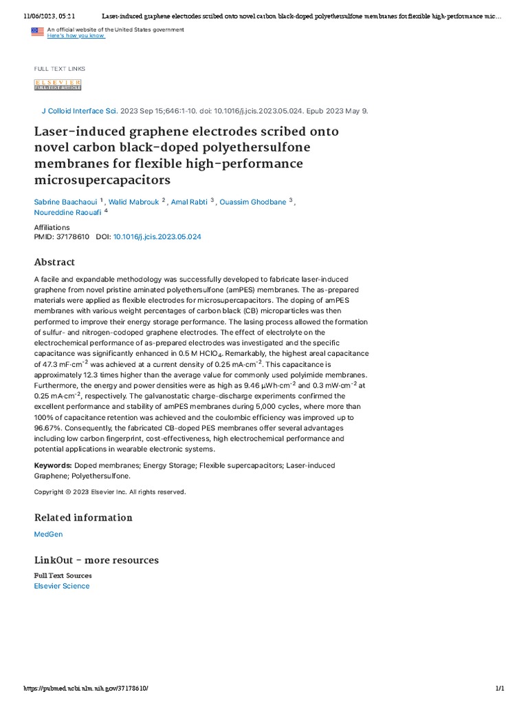 Laser-Induced Graphene Electrodes Scribed Onto Novel Carbon Black-Doped ...