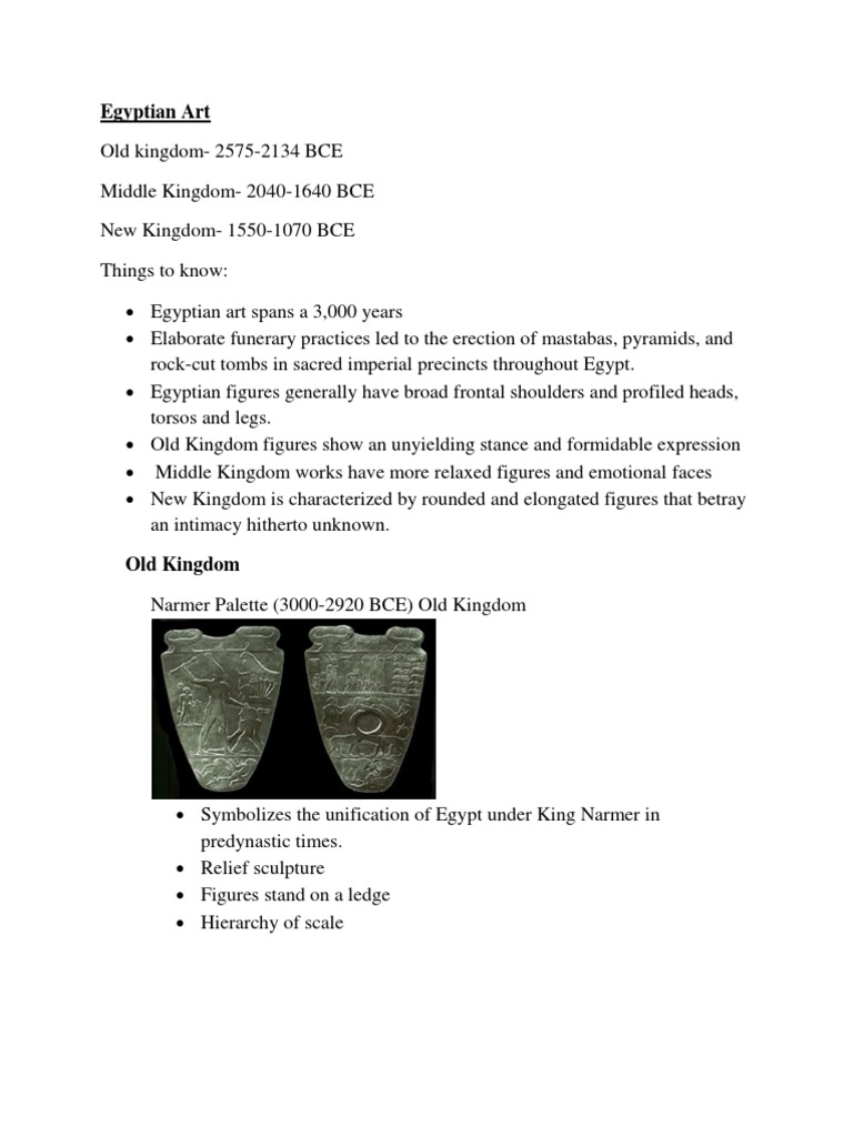Overview of Egyptian Art History | PDF | Ancient Egypt | Pyramid