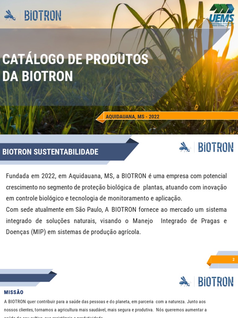 BIOTRON | PDF | Agricultura | Cana de açúcar