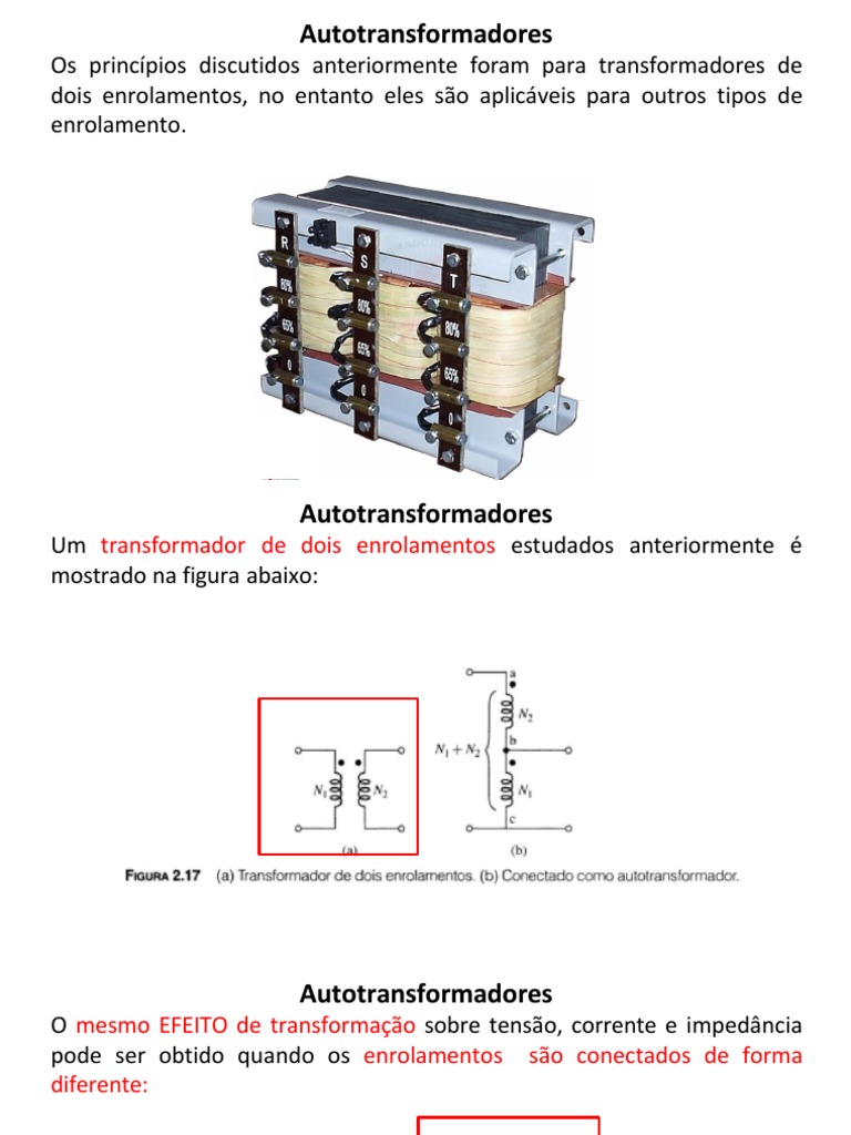 Autotransformadores | PDF