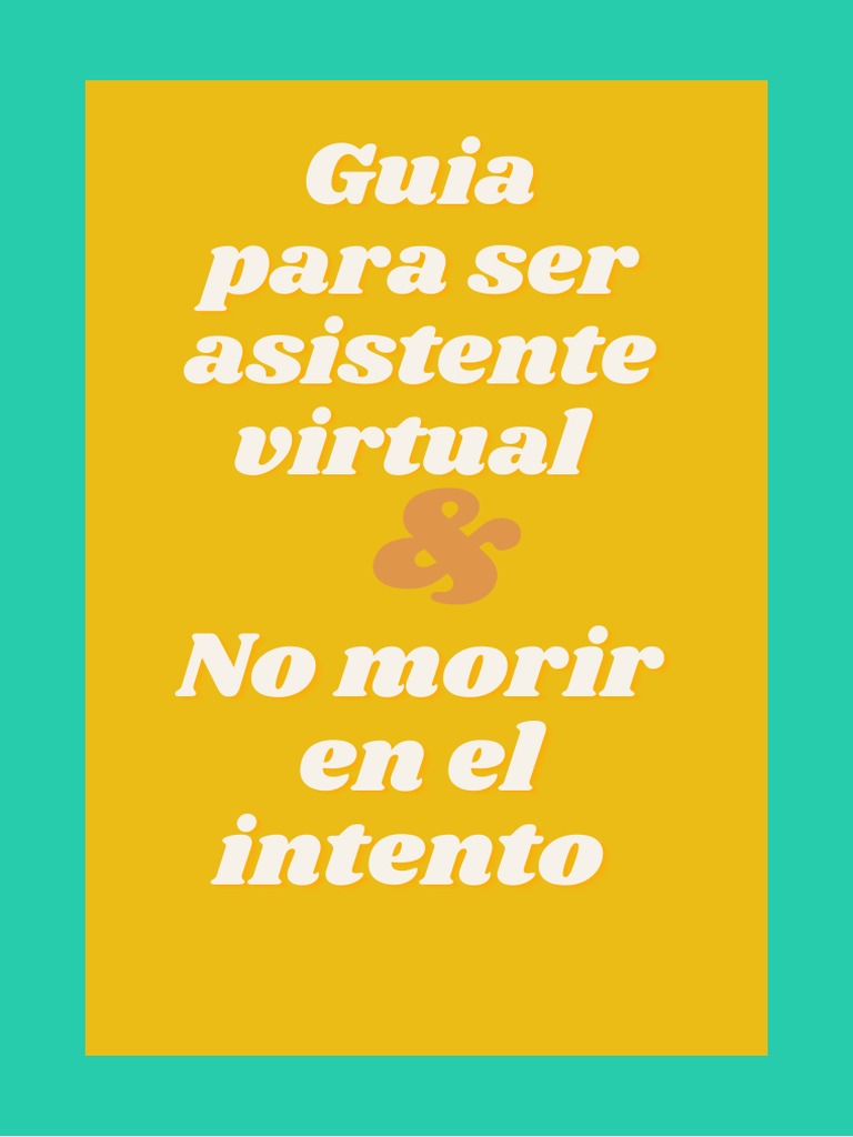 Guia y Recomendaciones para Ser Asistente Virtual-1 | PDF