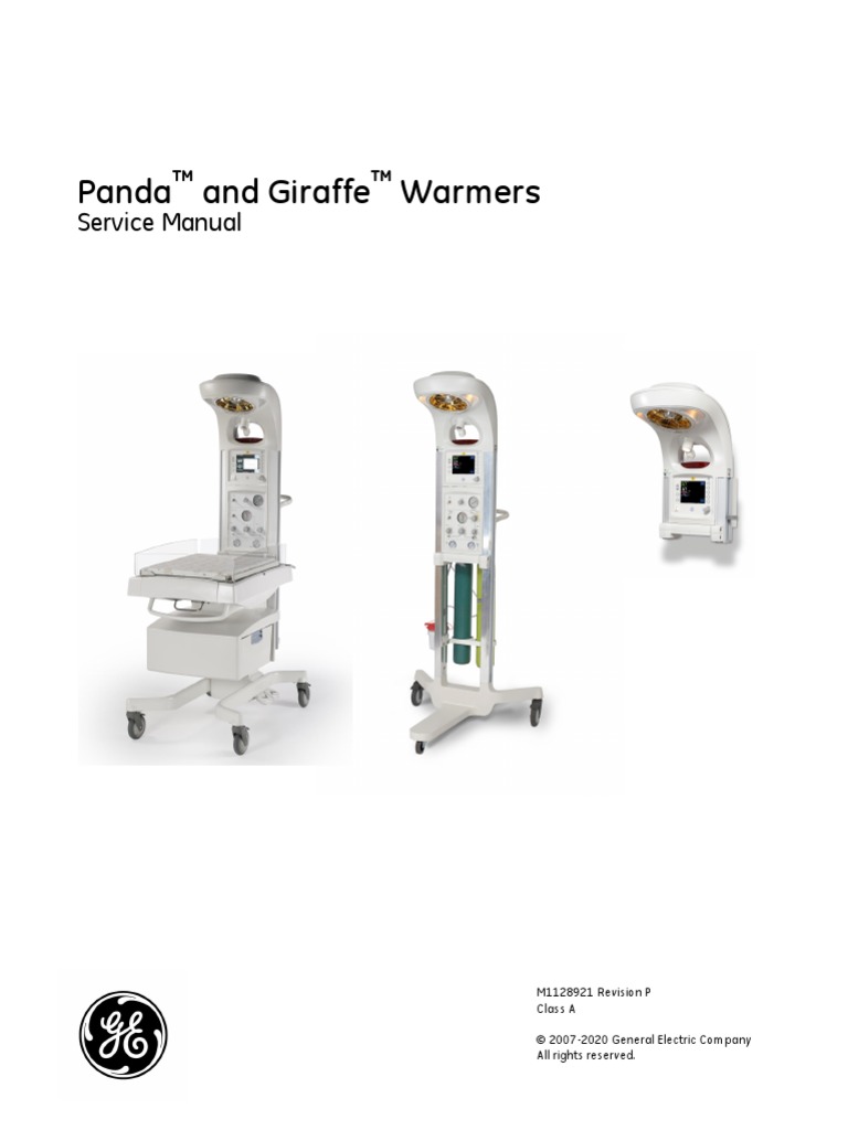 Giraffe and Panda Warmer TRM M1128921 Rev P | PDF | Electrostatic ...
