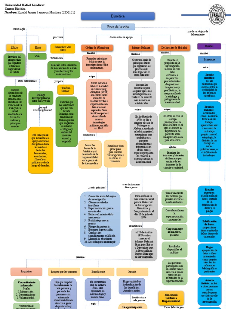 mapa conceptual de bioética | PDF