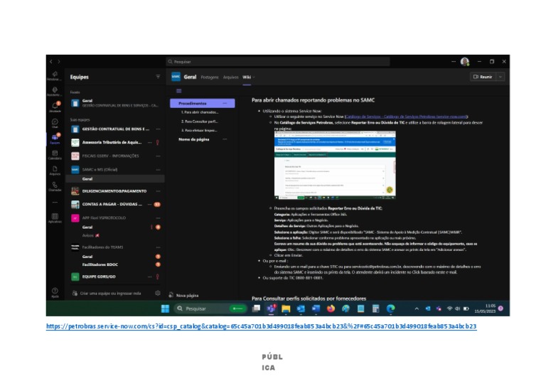 Abrir Chamado para Samc | PDF