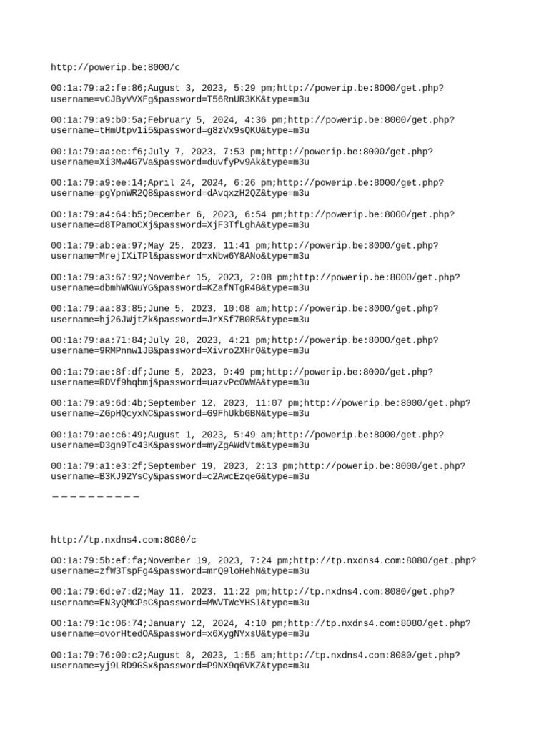 10000 Codes Xtream IPTV_2023 VIP Premium Date 5-2023 Group_11 | PDF