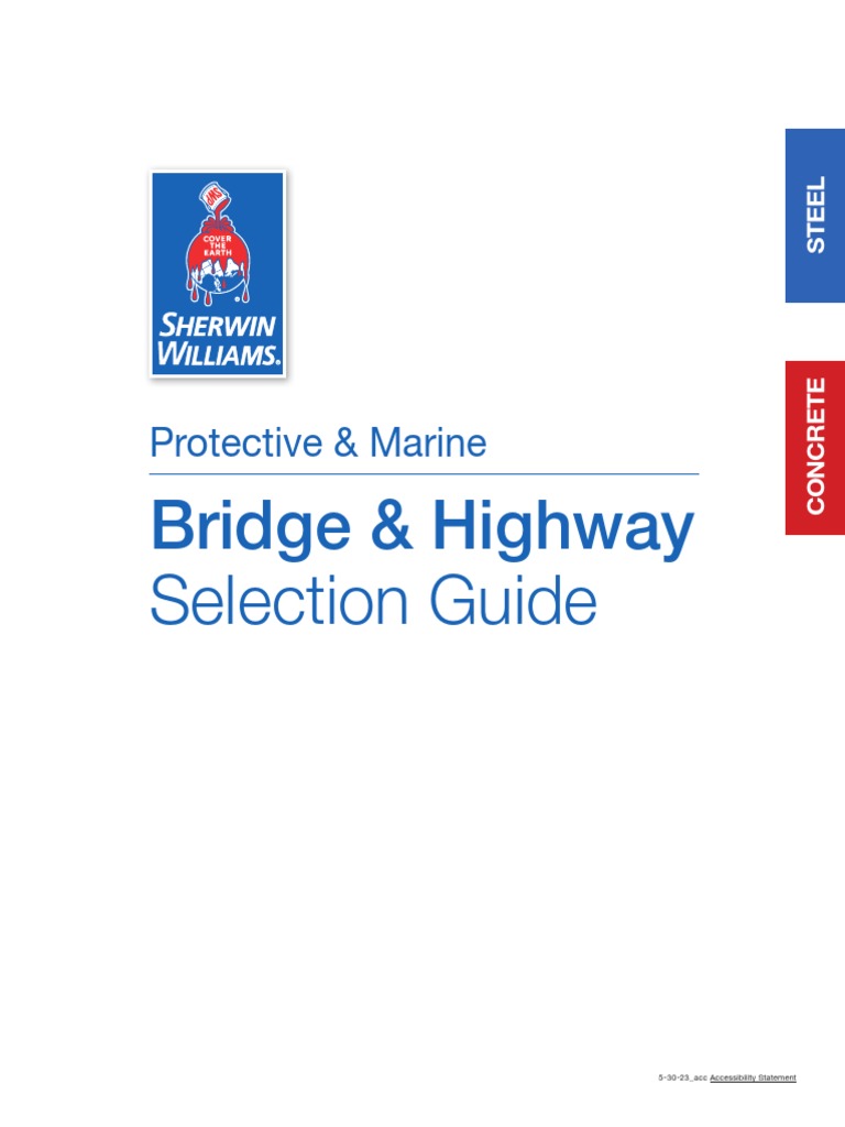 Bridge Highway Coating Selection Guide Sherwin Williams | PDF