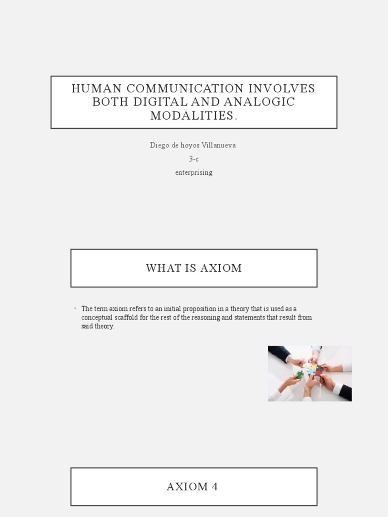 Human Communication Involves Both Digital and Analogic Modalities | PDF