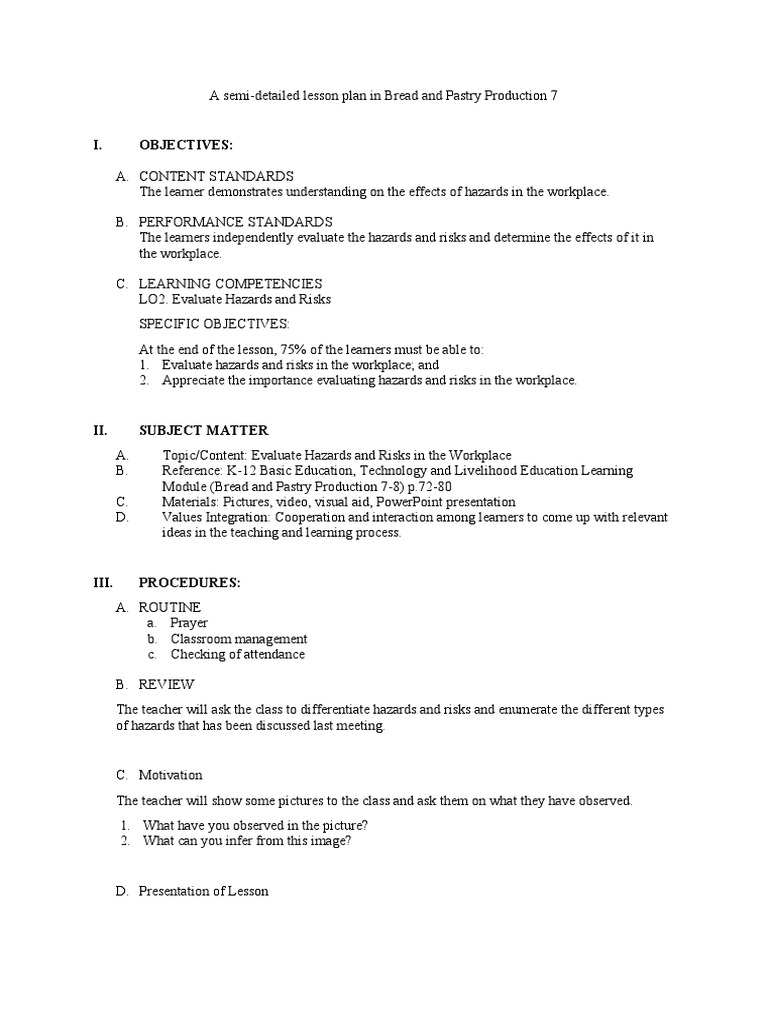 Lesson Plan Jhs Final | PDF