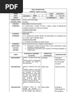 Latest Form 3 Lesson Plan (Cefr/kssm English Daily Lesson Plan) RPH ...