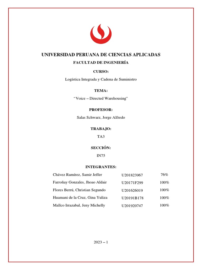 Ta3 - Grupo 4 - Warehousing | PDF | Software | Software de la aplicacion