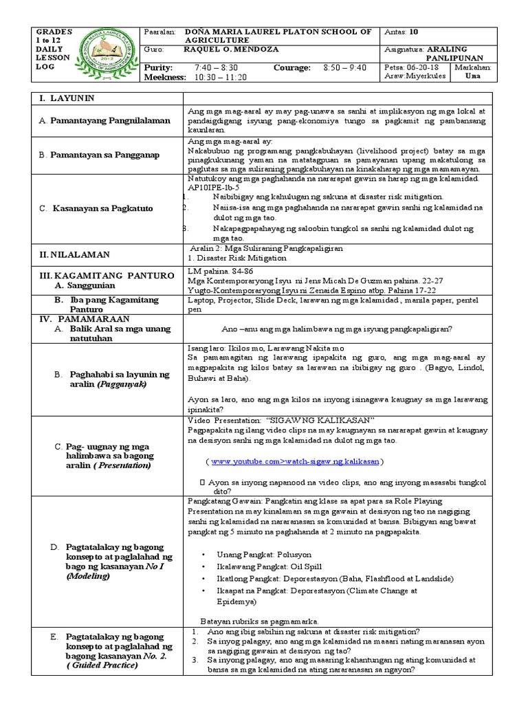 AP 10 DLL Aralin 7 | PDF