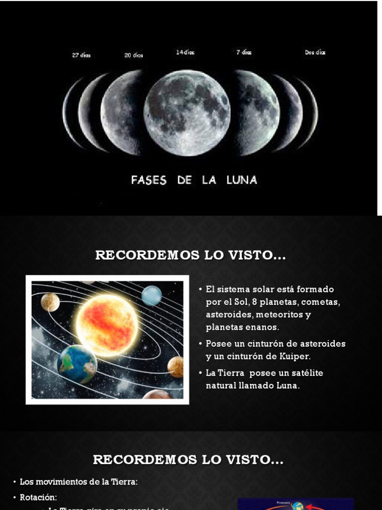 Fases de la Luna y su Ciclo Lunar | PDF | Luna | Tierra
