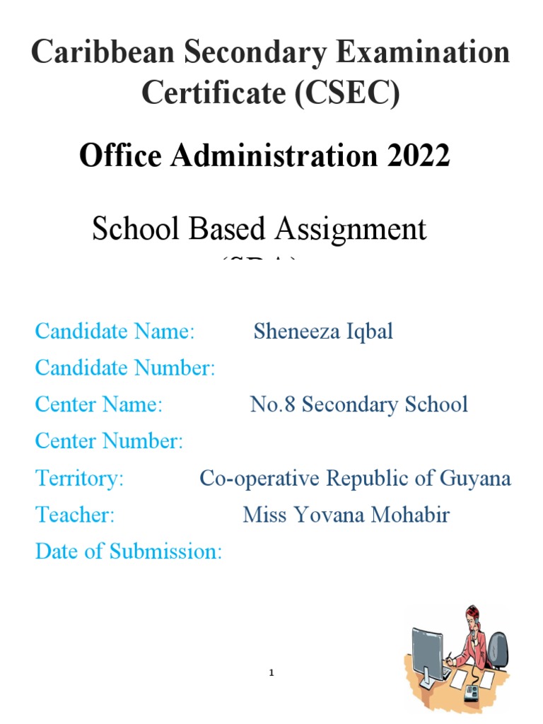 Oa Sba Pdf