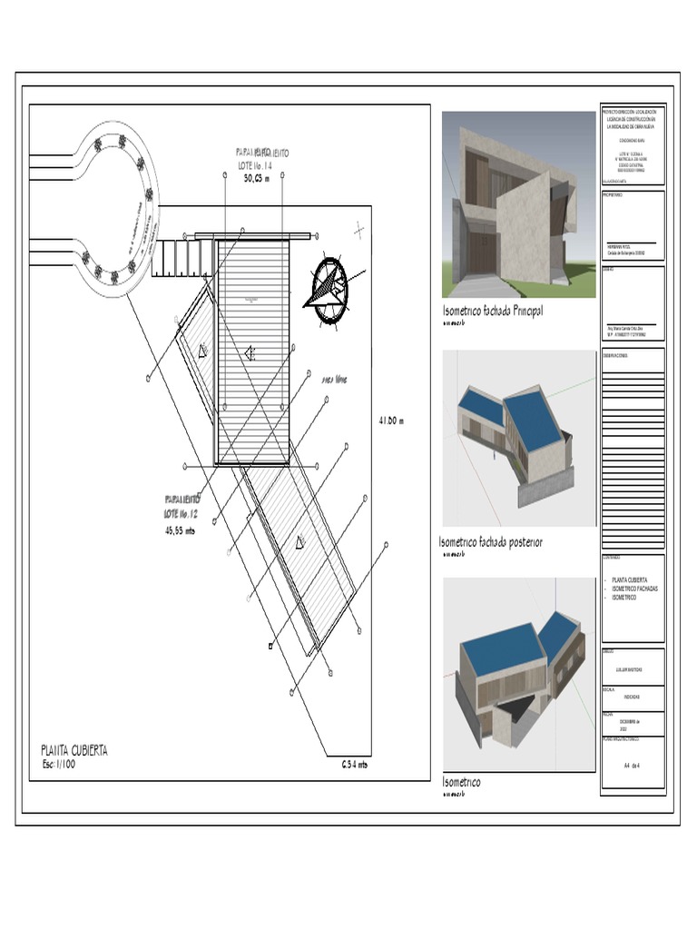 Planos Curaduria (2) - Planta Cubierta | PDF