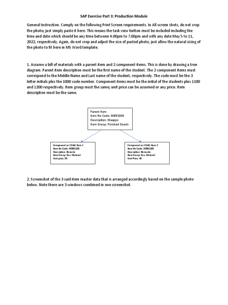 SAP Part 3 | PDF | Screenshot | Software