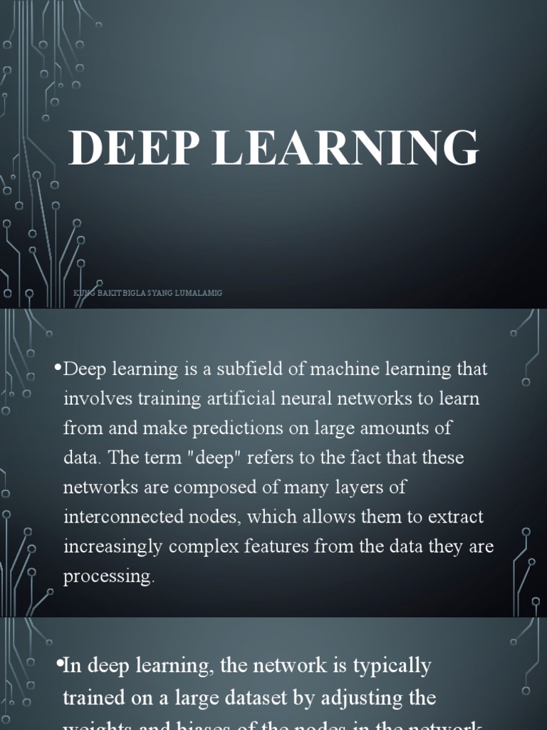 Deep Learning | PDF Deep Learning | PDF